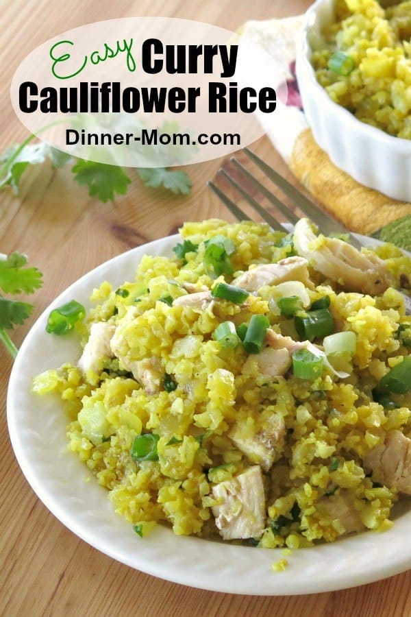 Curry Cauliflower Rice Recipe in Minutes - The Dinner-Mom