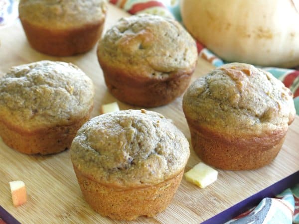 Butternut Squash Muffins with Cinnamon and Apples - The Dinner-Mom