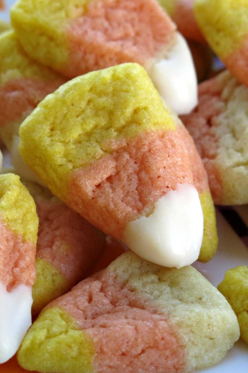 Candy Corn Sugar Cookies - The Dinner-Mom
