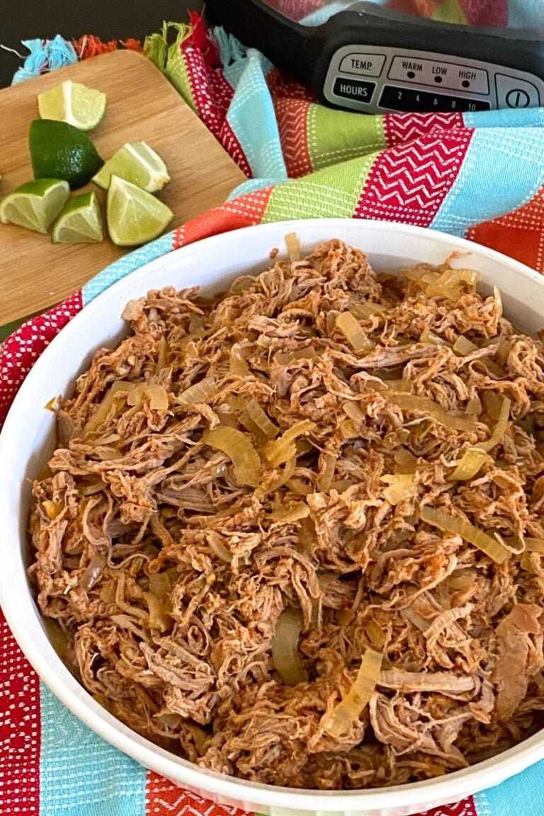 Easy Salsa Pork Tenderloin Carnitas (Slow Cooker) - The Dinner-Mom
