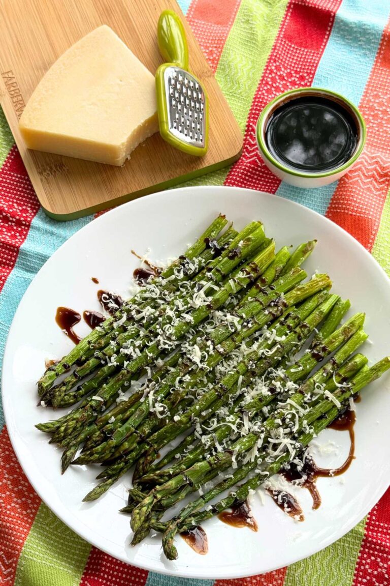 Roasted Asparagus with Balsamic Glaze - The Dinner-Mom