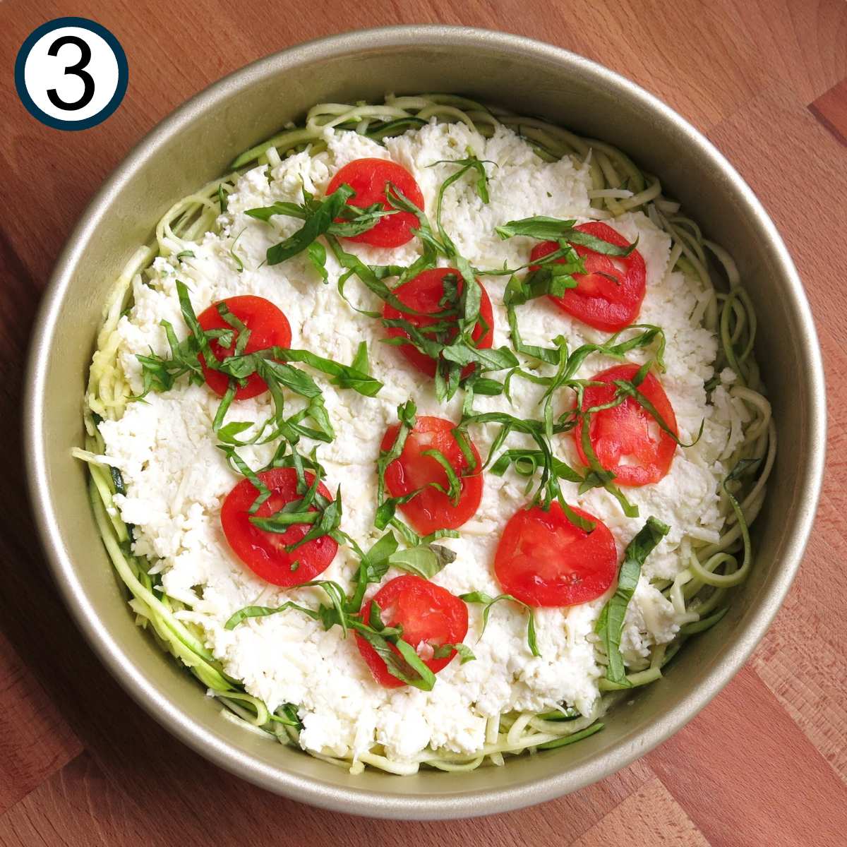 Crustless Zucchini Noodle Pie - The Dinner-Mom